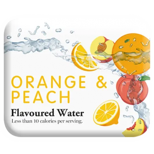 Klix Orange & Peach Flavoured Water (345 per box) - Klix Drinks for use ...